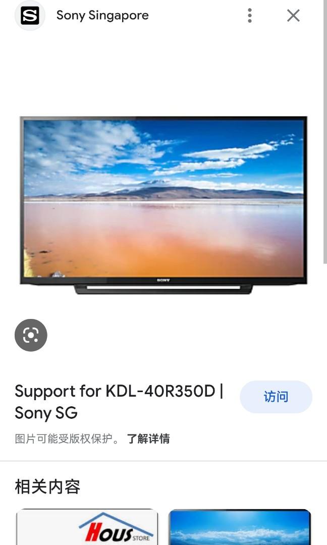 Sony bravia KDL-40R350D, TV & Home Appliances, TV & Entertainment, TV on Carousell