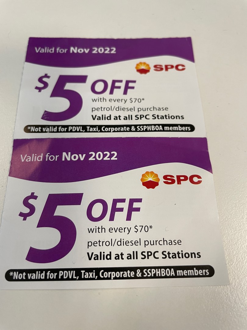 SPC Voucher Nov 22, Tickets & Vouchers, Vouchers on Carousell