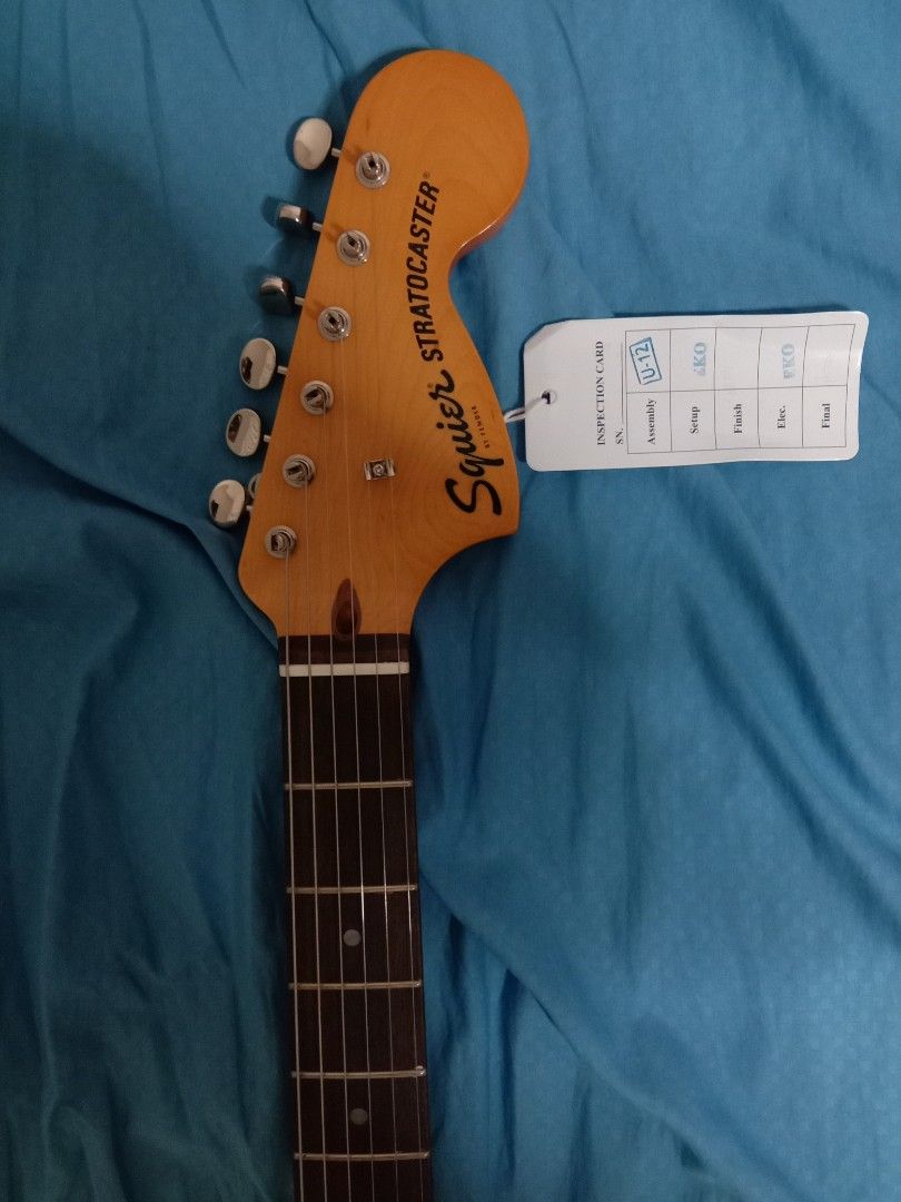 Fender Squier classic vibe 70s strat electric guitar, Hobbies & Toys ...