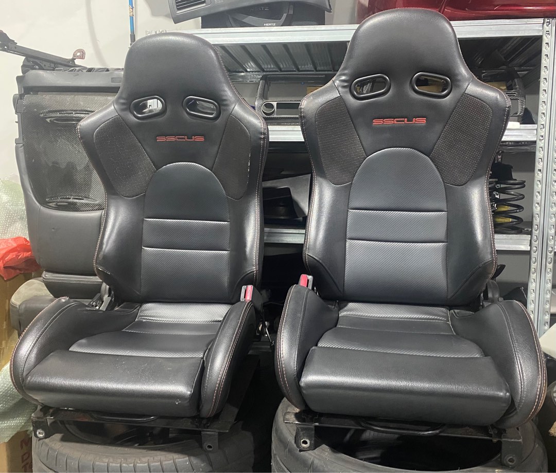 Sscus Semi Bucket Seat a pair for Honda Civic FD, Car Accessories ...