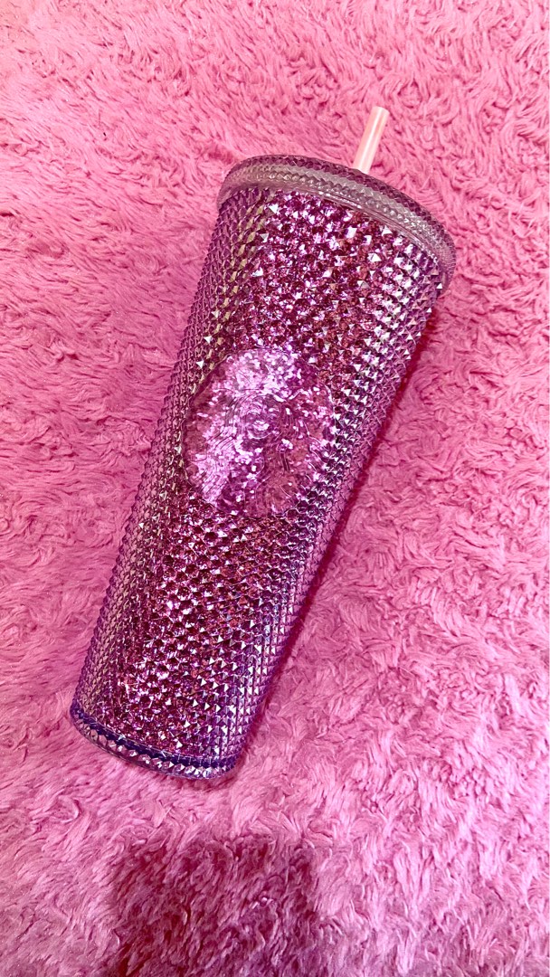 Starbucks Tumbler Blink Cup Pink Glitter Limited Edition, Serba Serbi ...
