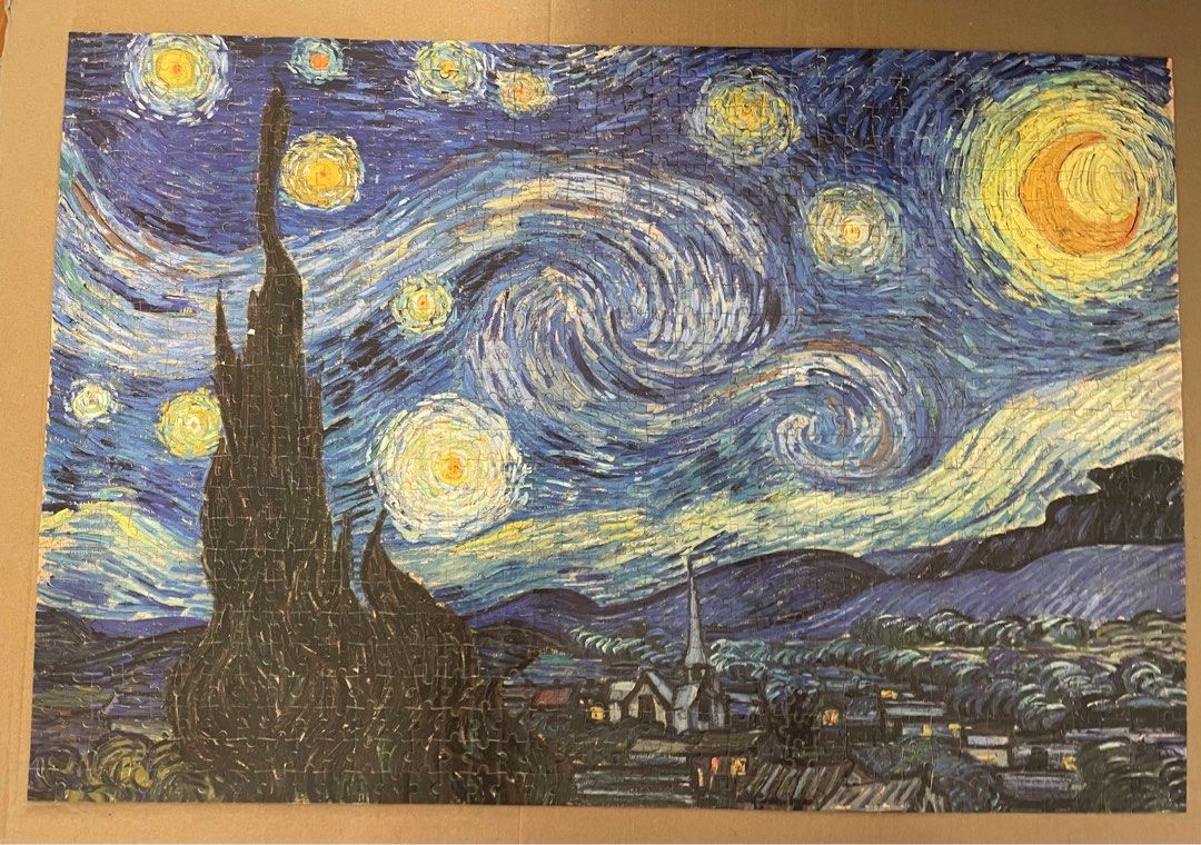 Starry Night 1000 pieces (75cm x 50cm), Hobbies & Toys, Toys & Games on ...