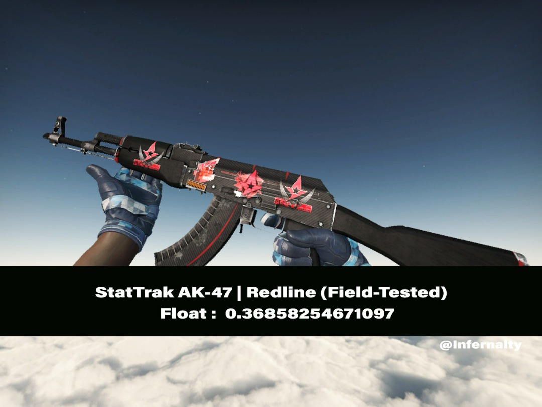 StatTrak AK-47 Redline FT CSGO SKINS KNIVES, Video Gaming, Gaming Accessories, In-Game Products ...
