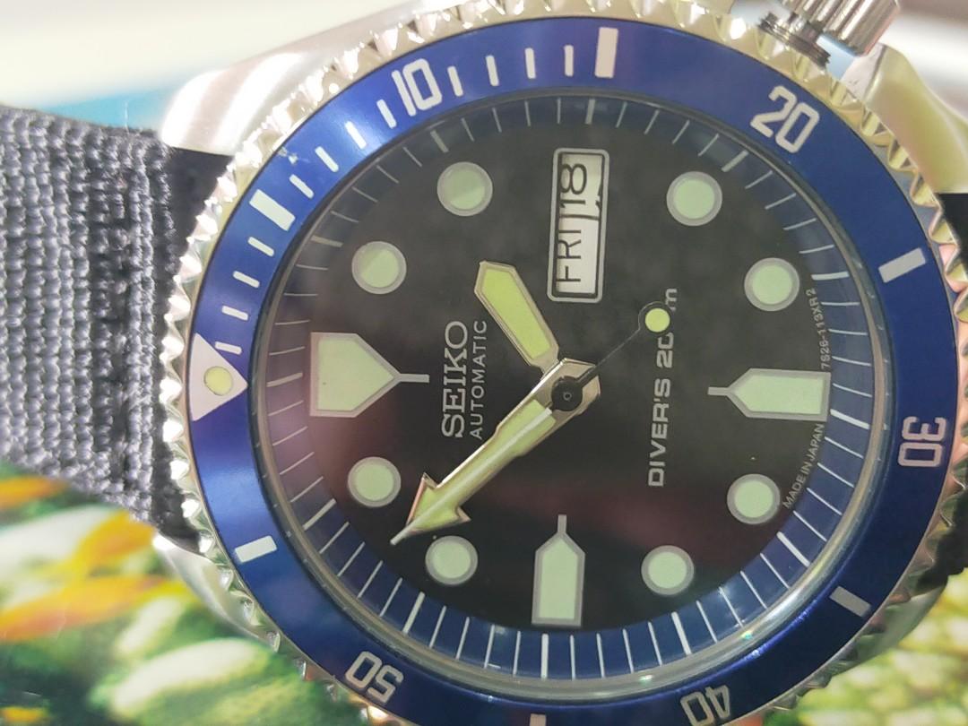 Stunning Seiko Blue diver watch 200m, Men's Fashion, Watches ...