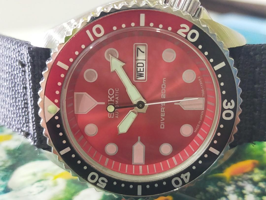 Stunning Seiko pink diver 200m watch automatic, Luxury, Watches on ...