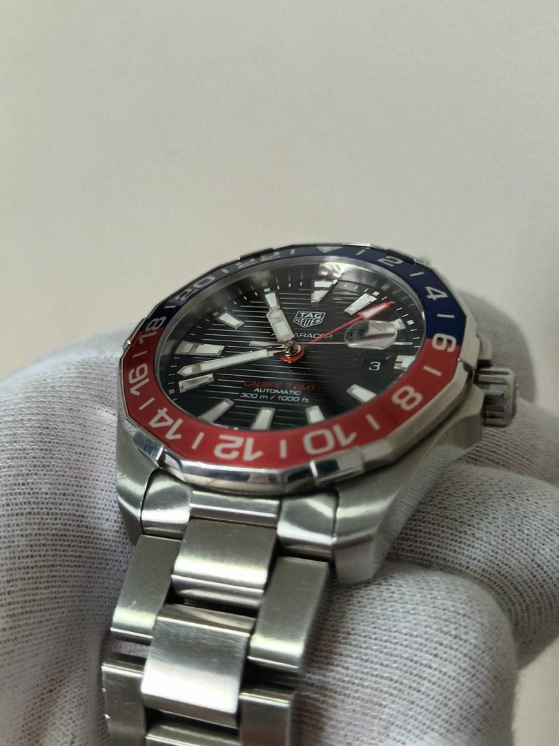 Tag Heuer Aquaracer GMT Pepsi WAY201F, Luxury, Watches on Carousell