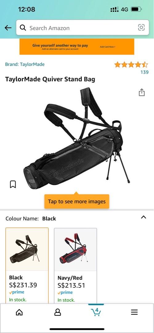 TaylorMade Quiver Sunday Stand bag Golf, Sports Equipment, Sports ...
