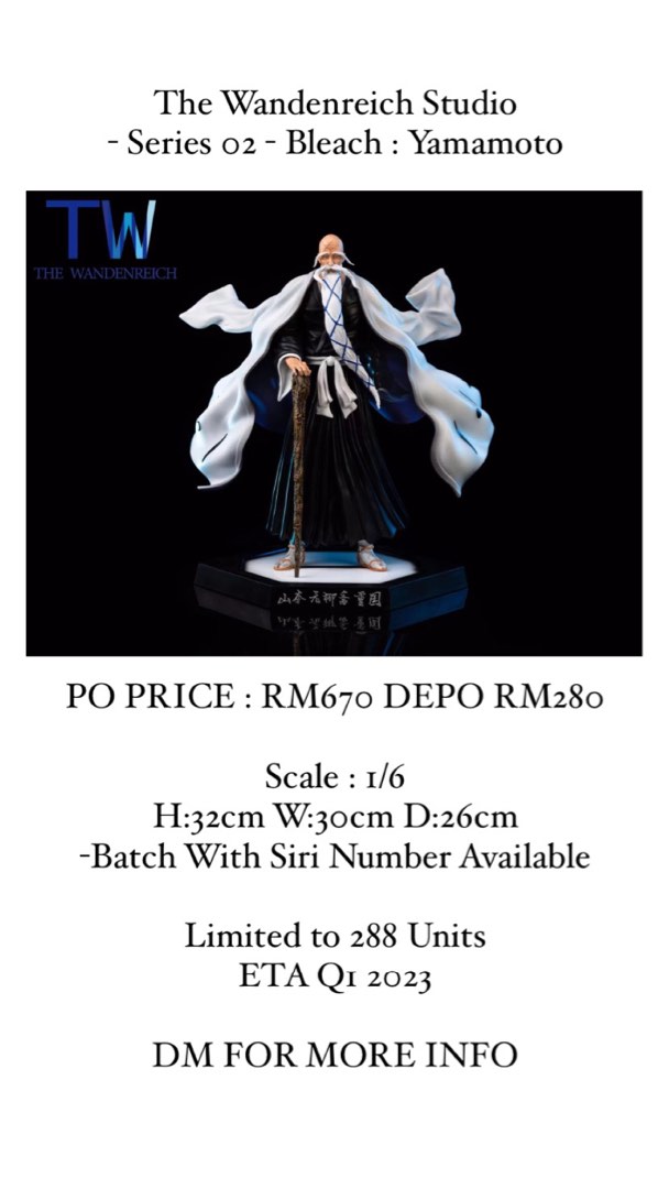 The Wandenreich Studio - Series 02 - Bleach : Yamamoto, Hobbies & Toys ...