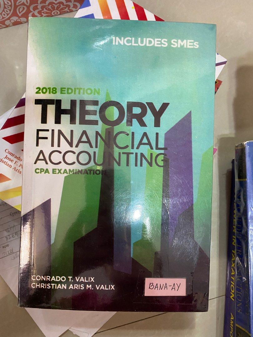 Theory Financial Accounting- Valix, Hobbies & Toys, Books & Magazines ...