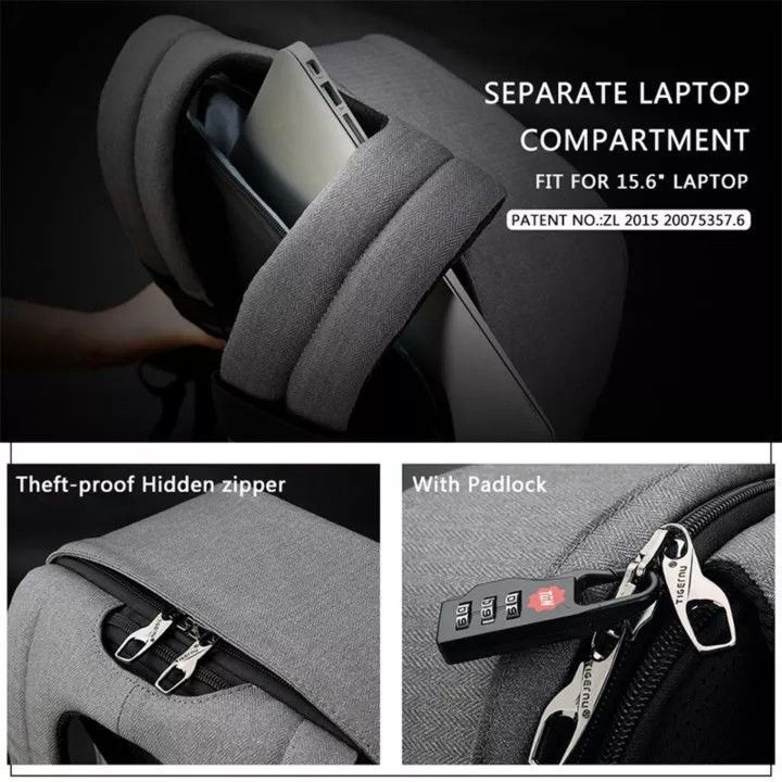 Tigernu T-B3213 Anti-theft Laptop Bag, Men's Fashion, Bags, Backpacks on Carousell