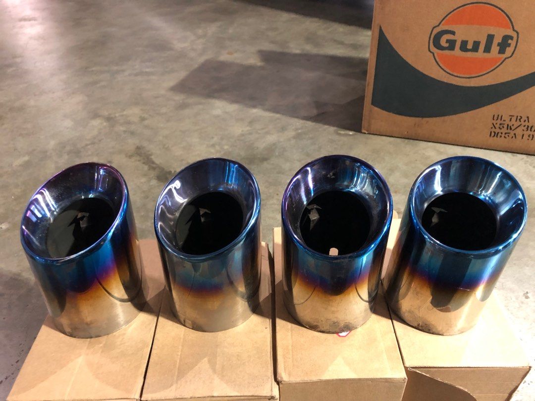 Titanium Exhaust Tip 70mm 90mm BMW F8x, Car Accessories, Accessories on ...