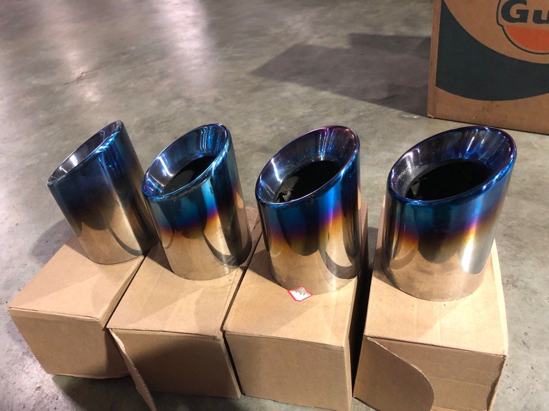 Titanium Exhaust Tip 70mm 90mm BMW F8x, Car Accessories, Accessories on ...