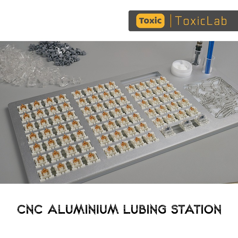 ToxicLab CNC Aluminium Lubing Station for Mechanical Keyboard switches ...