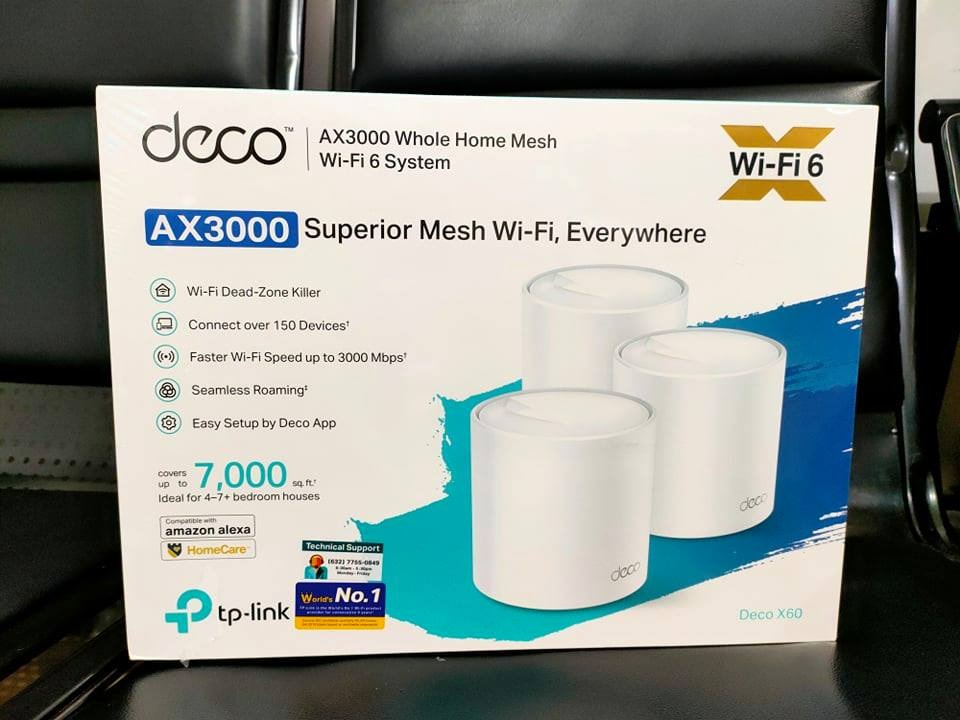 TP-LINK Deco X60 3Pack AX3000 Whole Home Mesh Wi-Fi 6 System, Computers ...