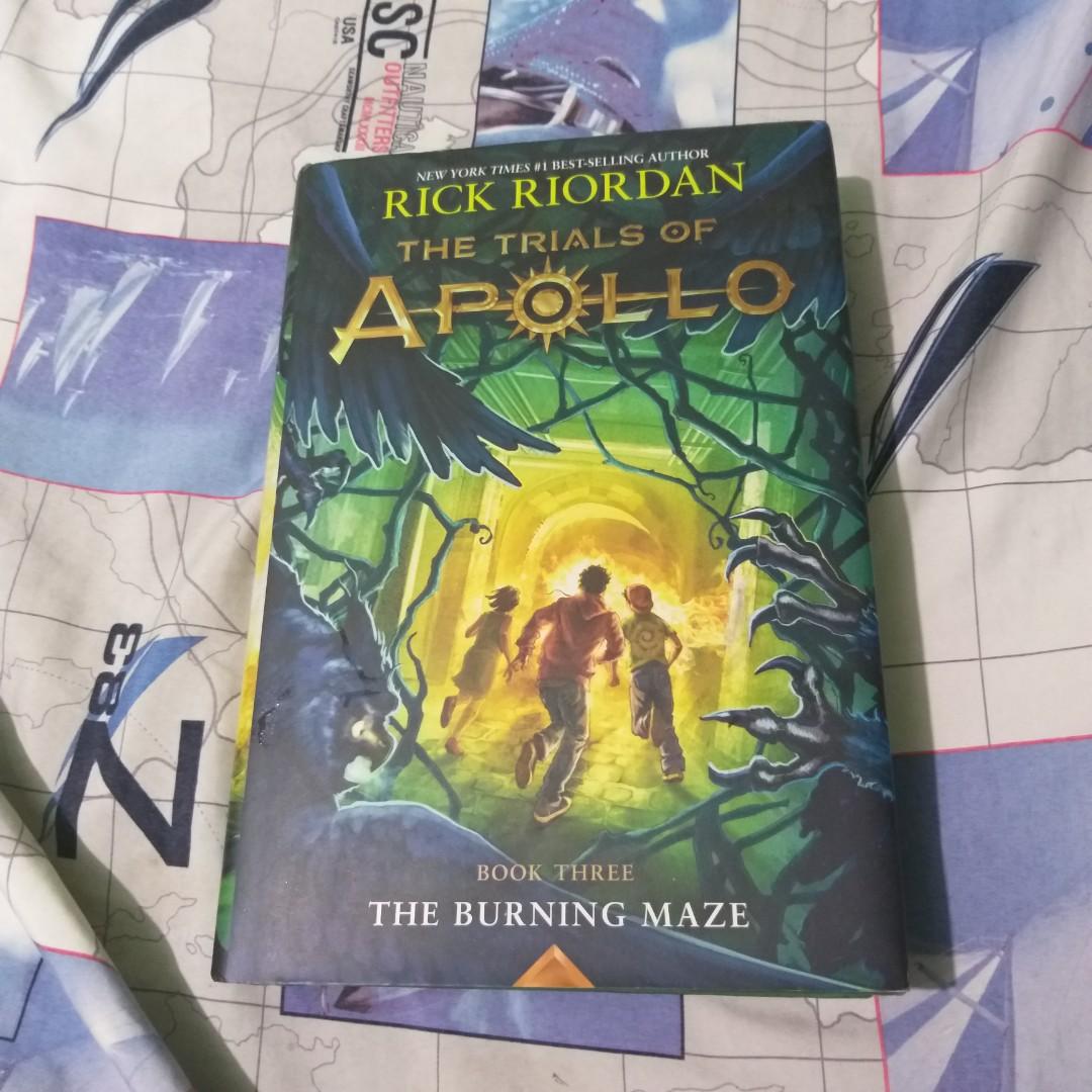 Trials of Apollo: The Burning Maze by Rick Riordan [hardcover], Hobbies ...