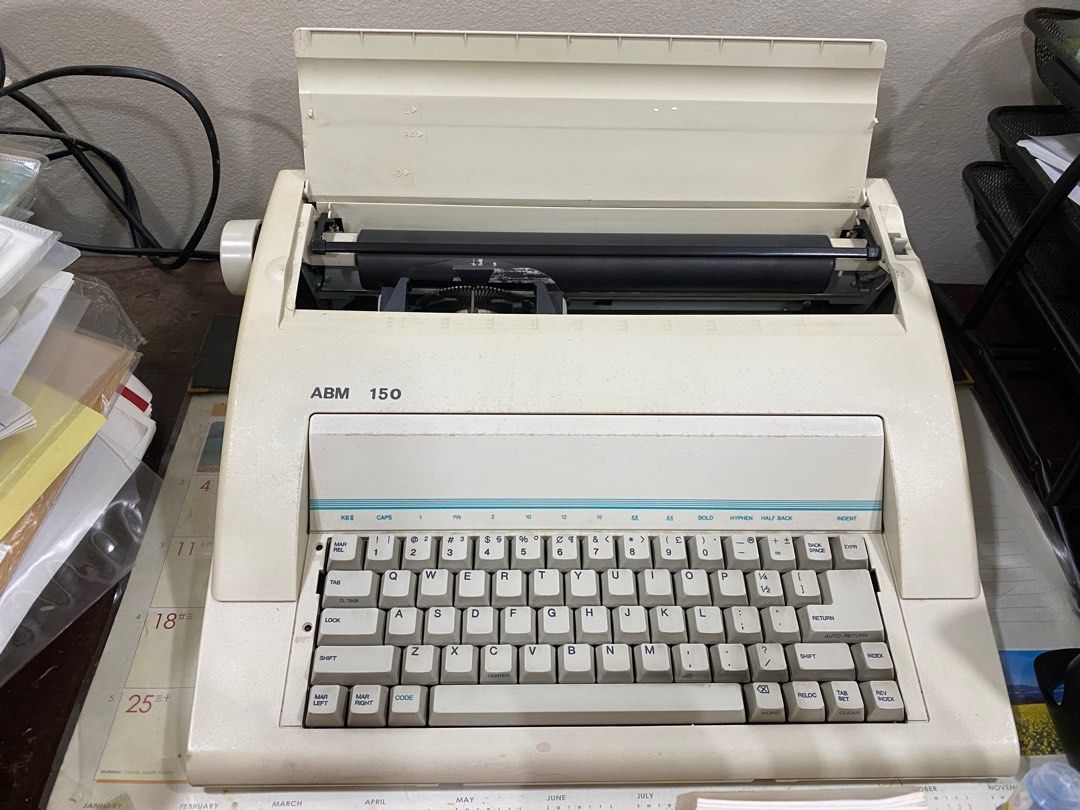 Typewriter Nakajima AX150 antique , Computers & Tech, Printers ...