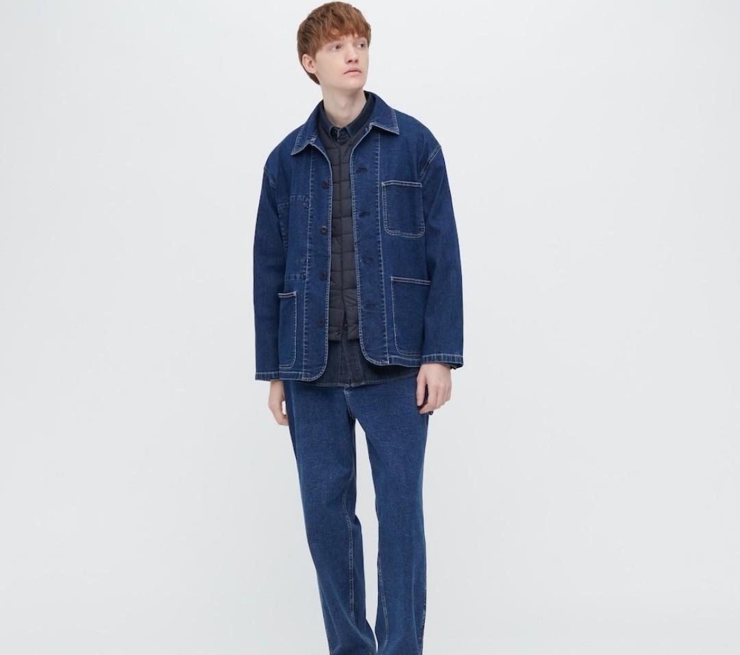 UNIQLO UTILITY JACKET (DENIM), Men's Fashion, Coats, Jackets and ...