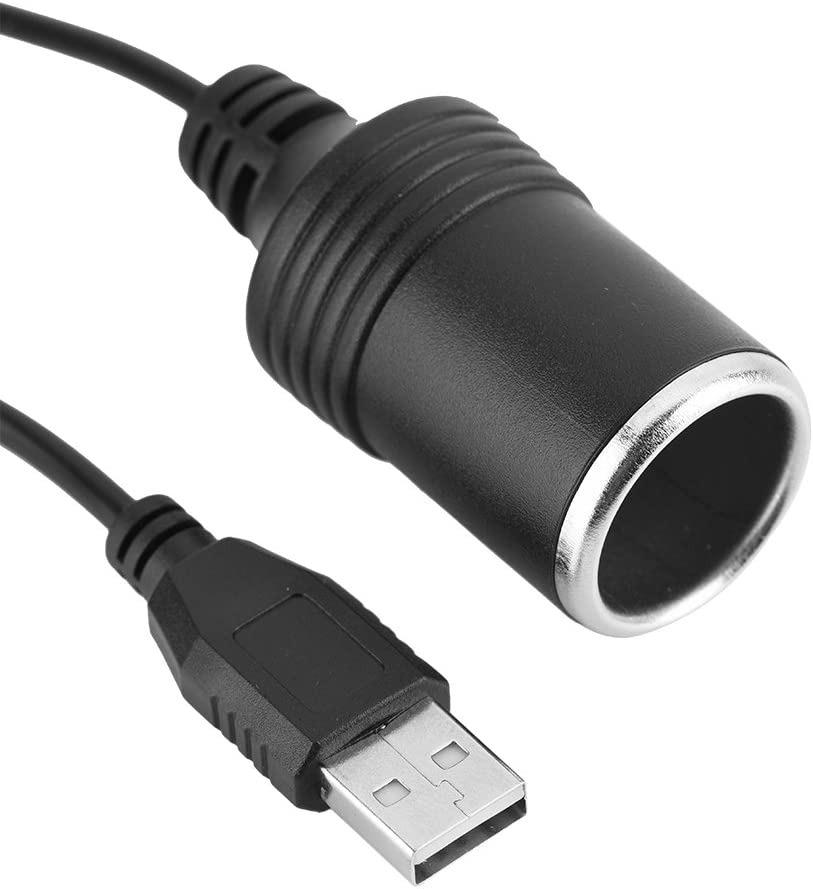 Usb A Male To 12v Car Cigarette Lighter Socket Female Converter Car Accessories Accessories On
