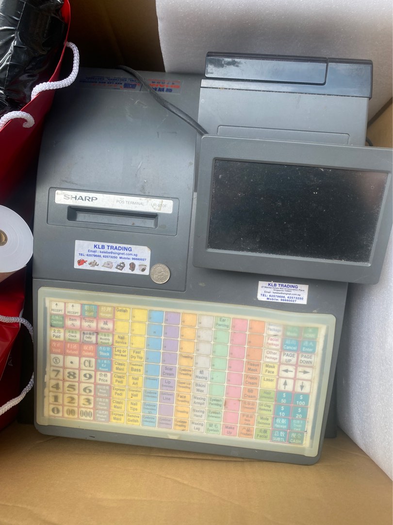 Sharp Cash Registers ( free print paper), Computers & Tech, Office ...