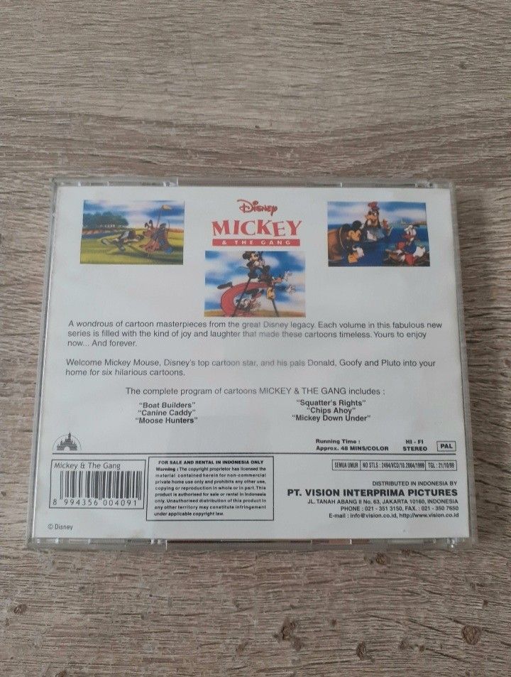 VCD original film produksi Disney, Musik & Media, CD, DVD & Lainnya di ...
