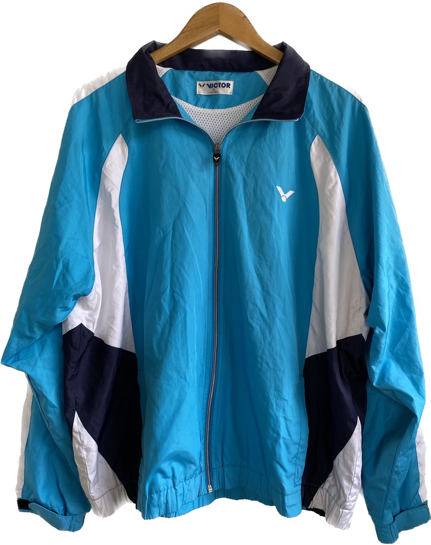 Victor tri color polo dri-fit bomber jacket, Men's Fashion, Activewear ...