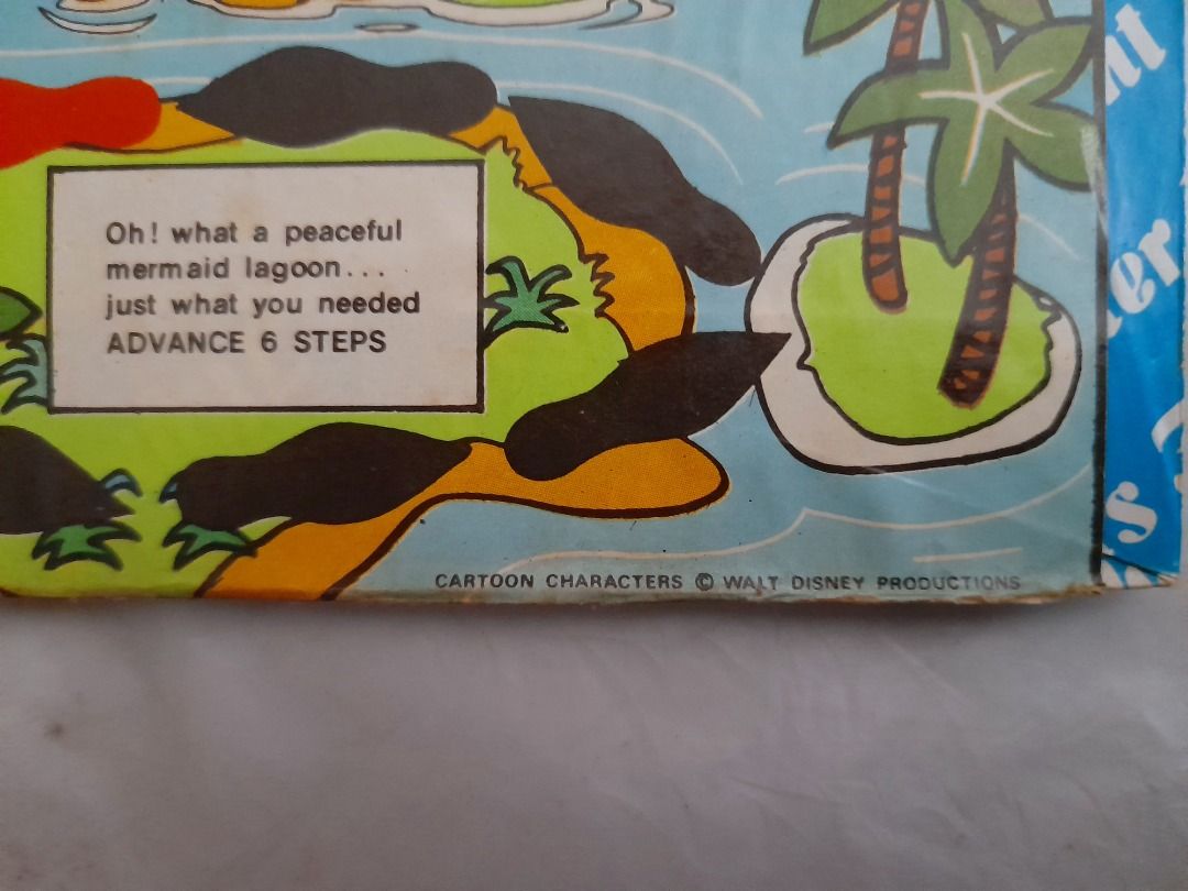 Vintage 1980 Walt Disney Peter Pan's Flight Game Board [Pinoy Games ...