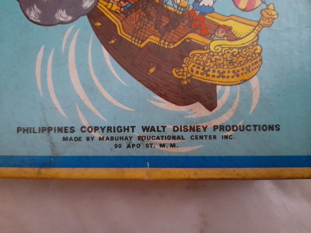 Vintage 1980 Walt Disney Peter Pan's Flight Game Board [Pinoy Games ...