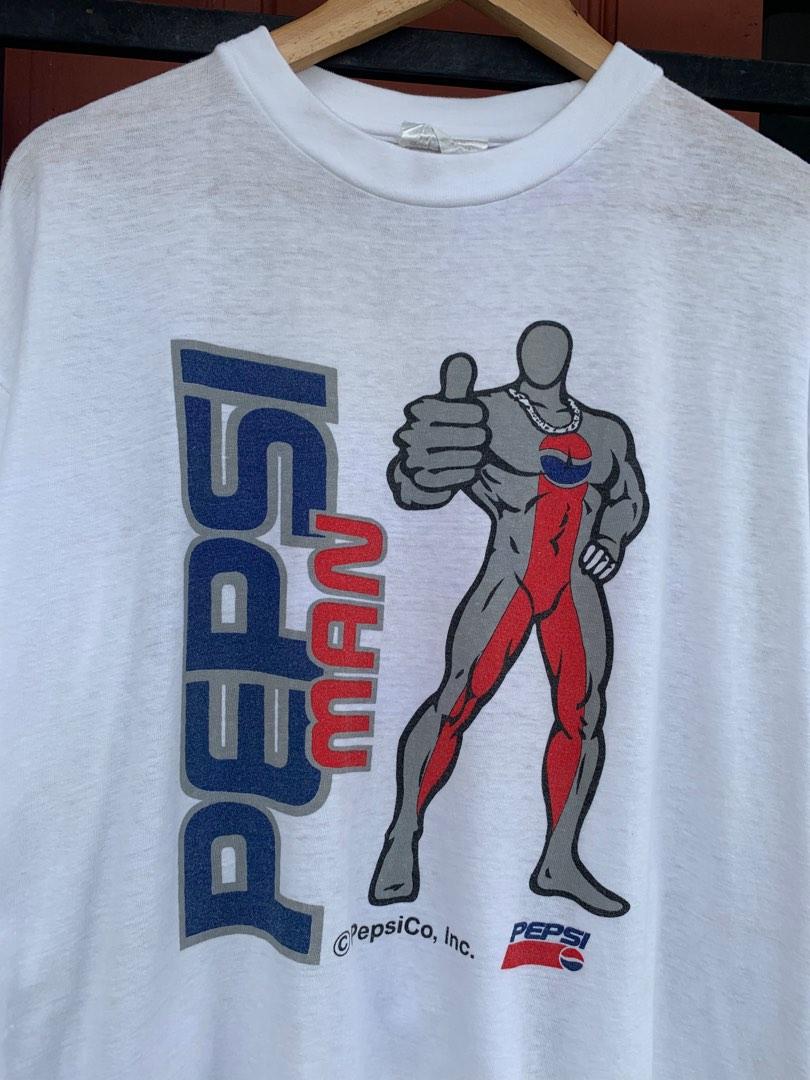 Vintage Pepsi Man Video Games Tshirt, Men's Fashion, Tops & Sets ...