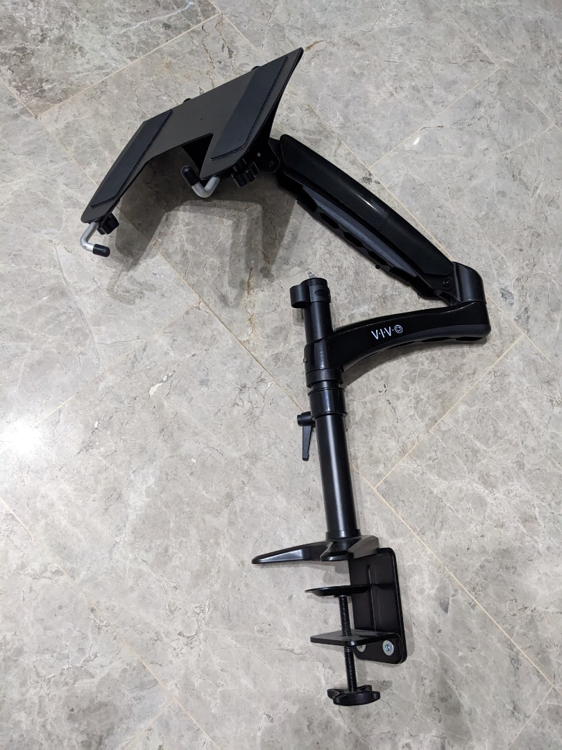 Vivo Premium Monitor Arm (+ Laptop Tray), Computers & Tech, Parts & Accessories, Monitor Screens ...