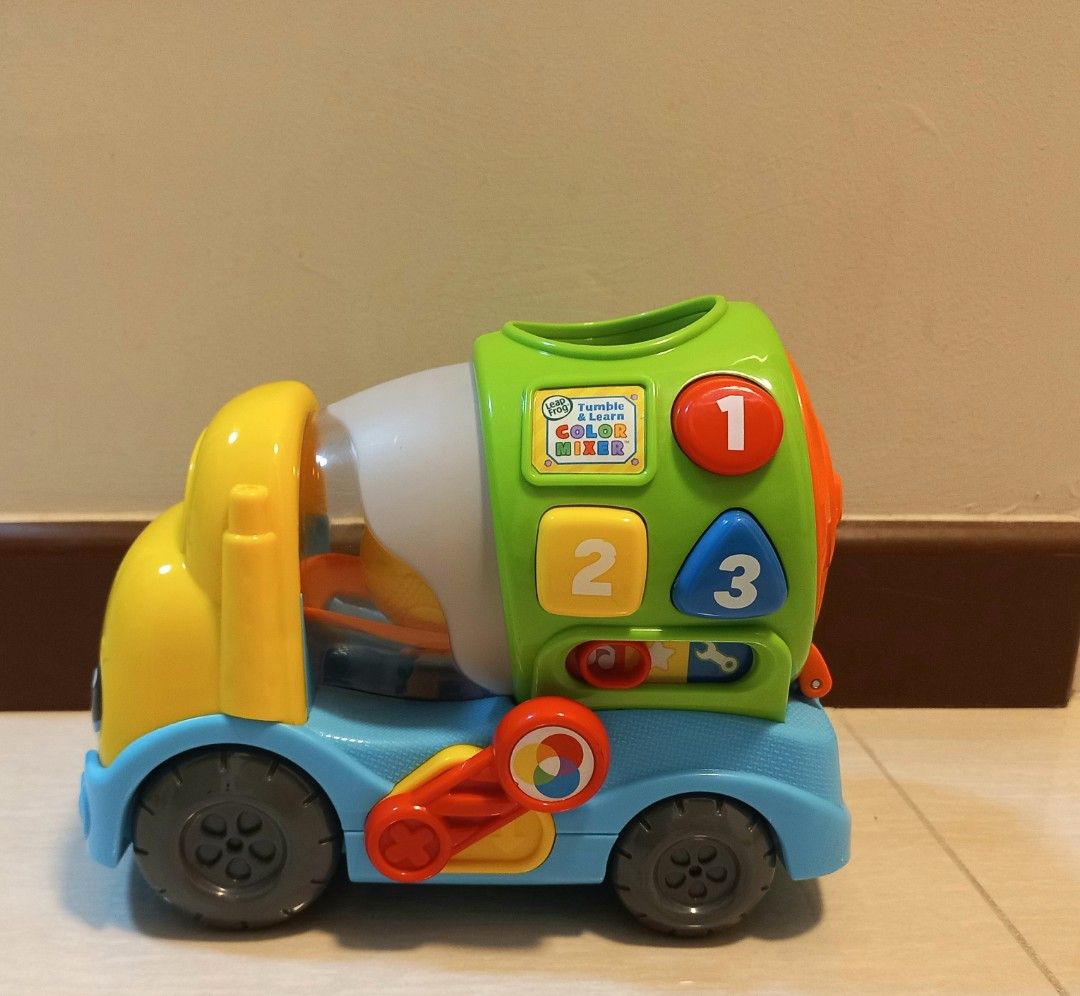 VTech Pop-a-Balls Push & Pop Bulldozer, Leapfrog Cement Mixer, Hobbies ...