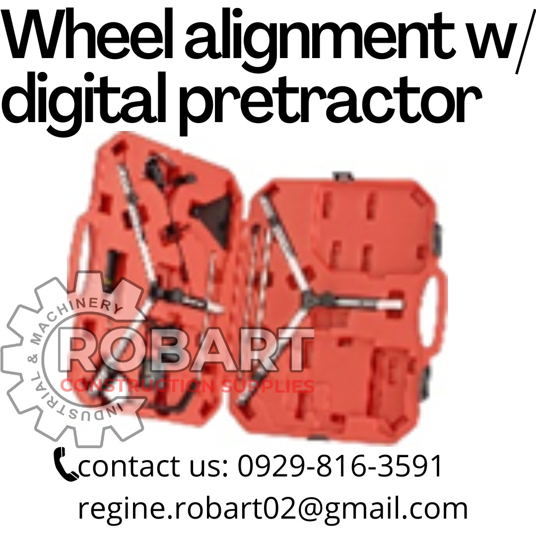 Wheel alignment w/ digital protractor, Commercial & Industrial ...