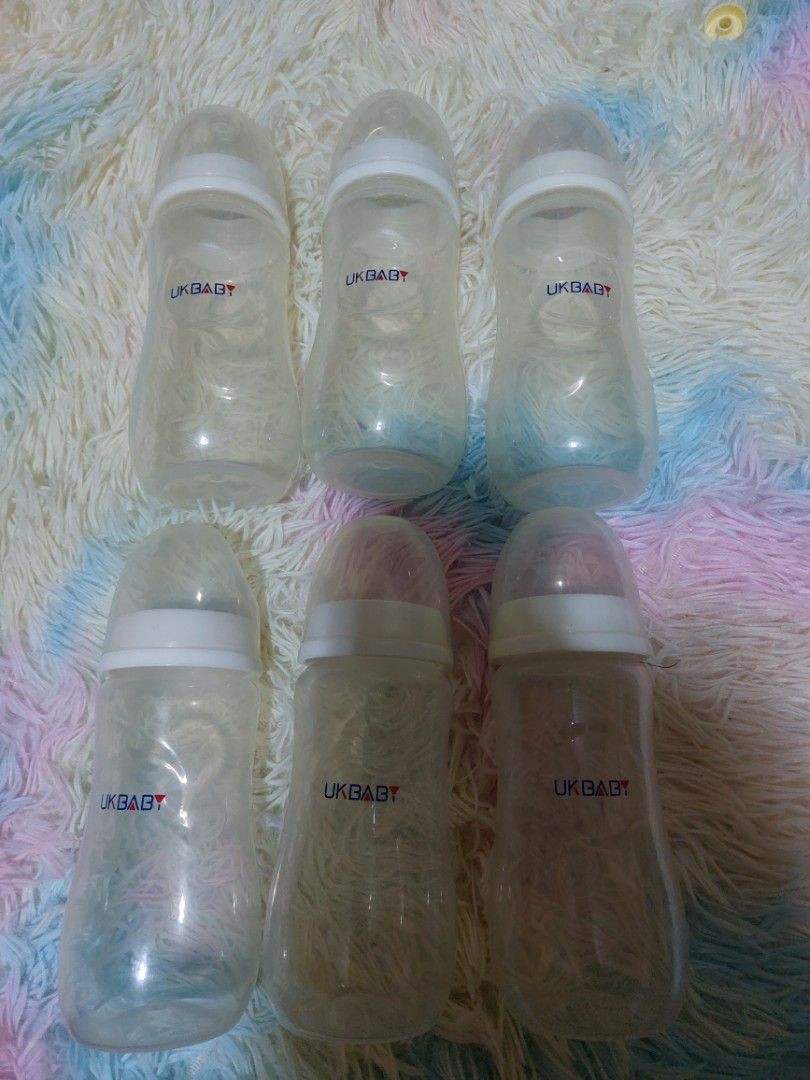 WIDE NECKED BABY BOTTLE (UK BABY BRAND), Babies & Kids, Nursing ...