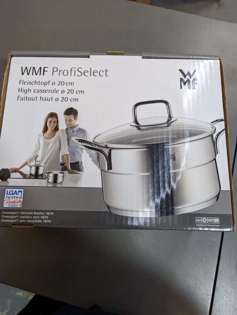 WMF 20CM casserole cooking pot, Furniture & Home Living, Kitchenware ...