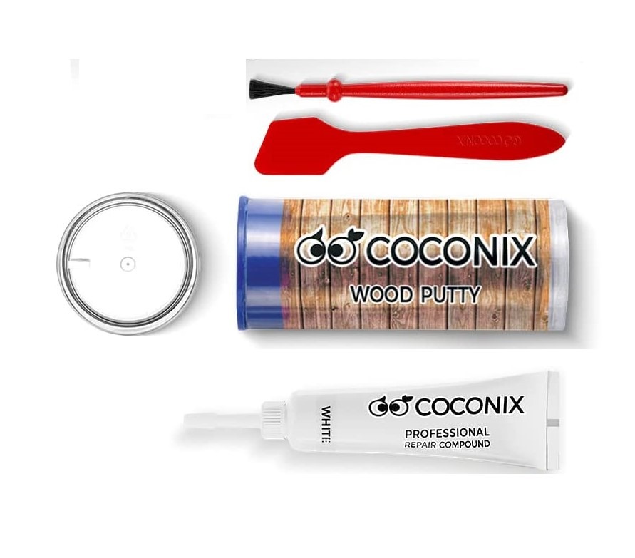 (WOOD PUTTY ONLY + 1 Free White Compound) Coconix Floor And Furniture ...
