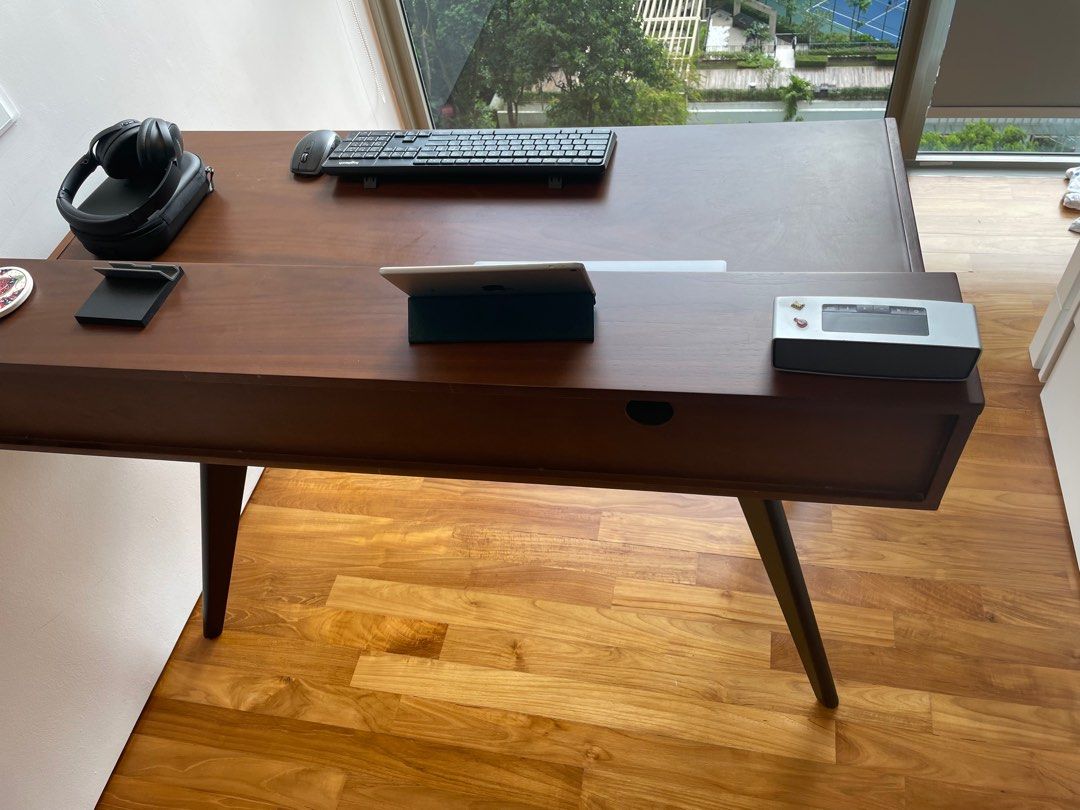 Work desk - Commune crimson, Furniture & Home Living, Furniture, Tables ...