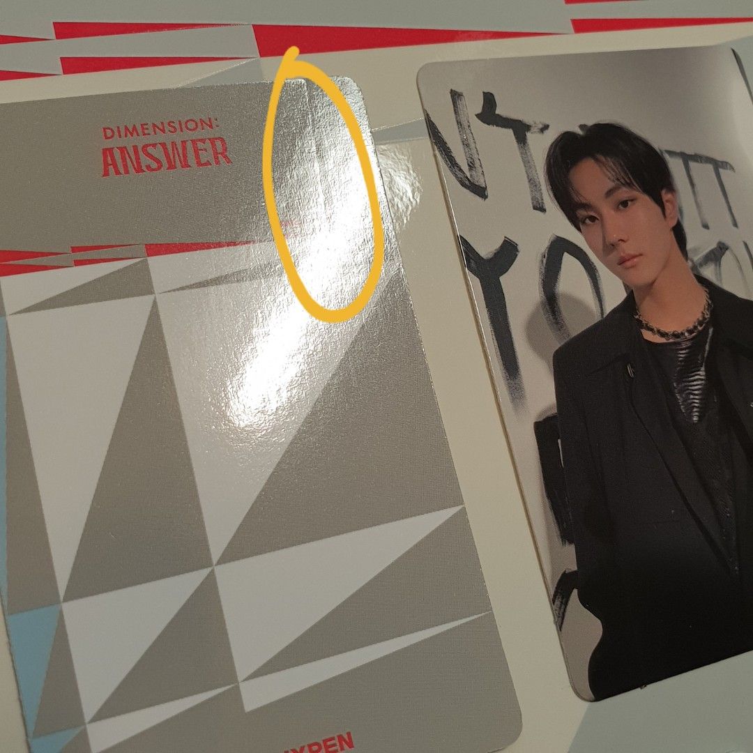 WTS Enhypen Dimension Answer No Album (Jungwon Set), Hobbies & Toys ...