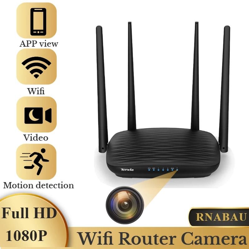 1080P HD WIFI Router Camera Mini Camera Audio and Video DVR, 傢俬＆家居, 保安 ...
