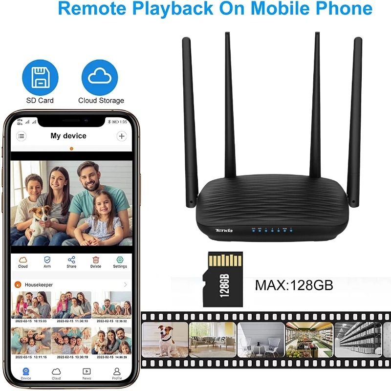 1080P HD WIFI Router Camera Mini Camera Audio and Video DVR, 傢俬＆家居, 保安 ...