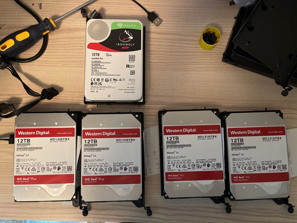 12tb various Seagate WD NAS HDD drives, Computers & Tech, Parts ...