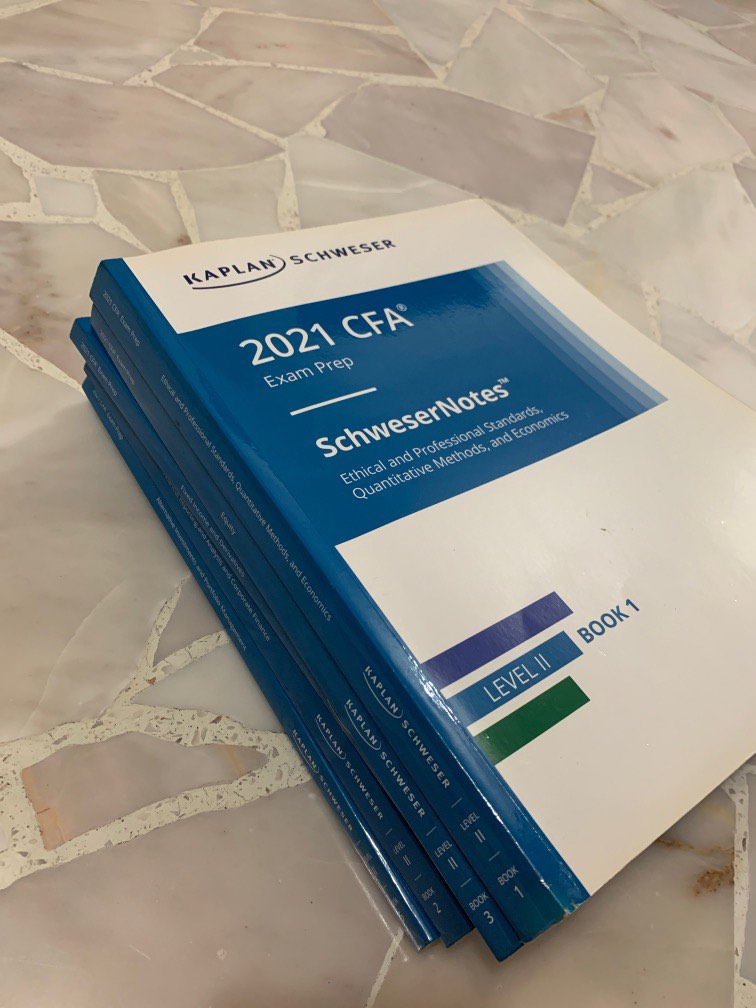 2021 CFA Level II Kaplan schweser set, Hobbies & Toys, Books ...
