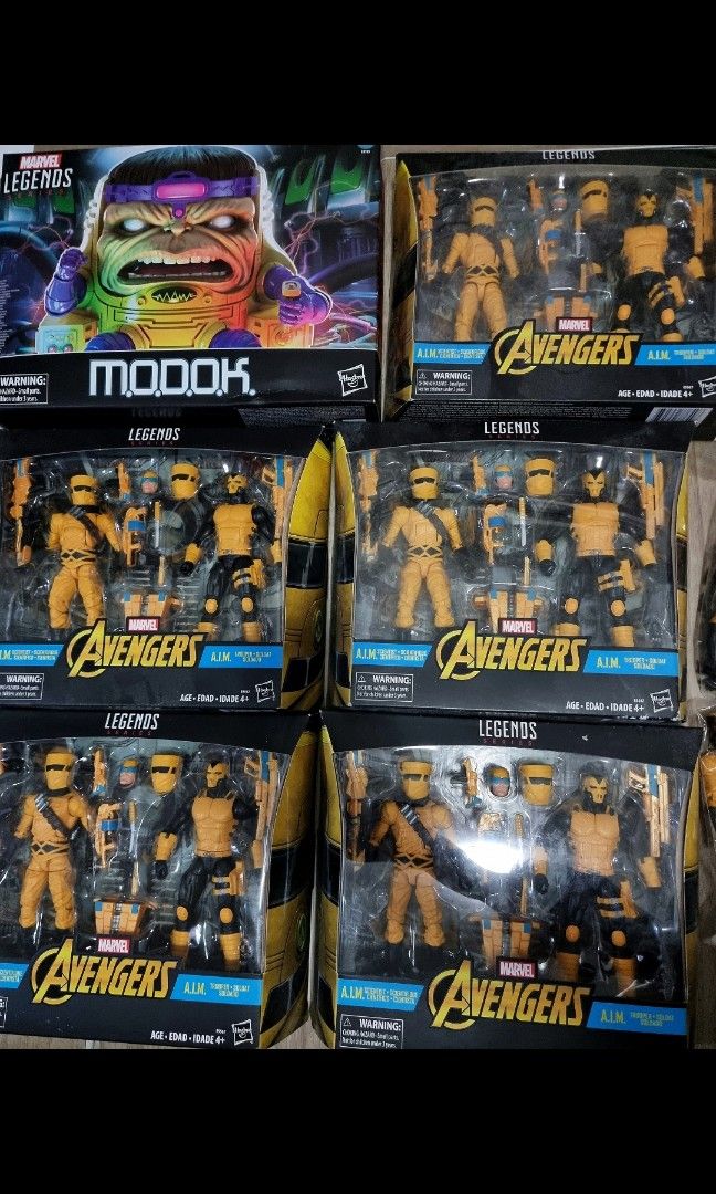 Marvel legends 20! AIM soldier complete army build. With modok and ...
