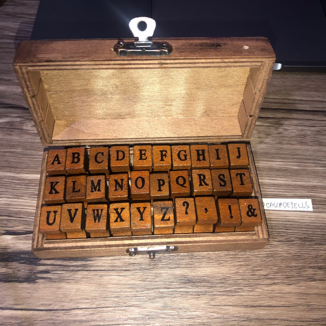 30pcs Stamp Alphabet Letters and Symbols [Uppercase] for Journaling ...