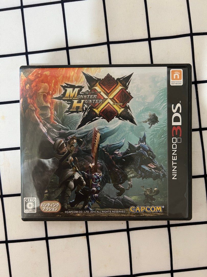 3ds monster hunter x MHX, 興趣及遊戲, 玩具 & 遊戲類 - Carousell