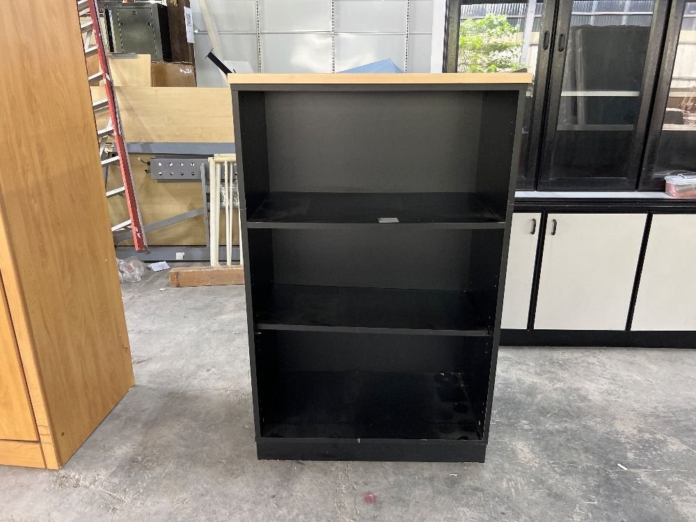 3-tier Wooden Rack Black Colour / Rak Kayu 3 tingkat Warna Hitam ...