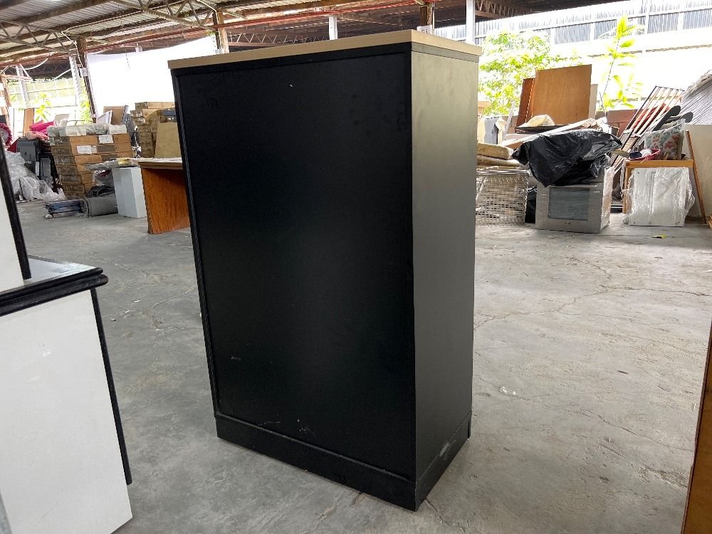 3-tier Wooden Rack Black Colour / Rak Kayu 3 tingkat Warna Hitam ...