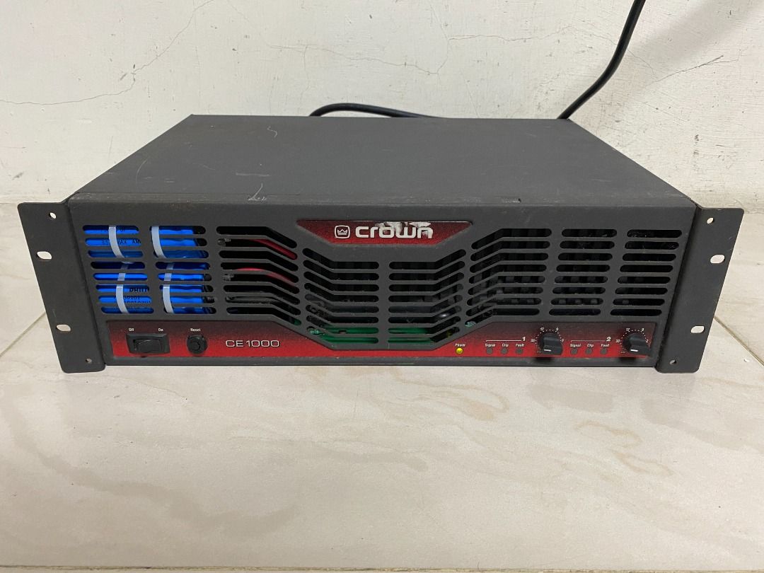 美國 CROWN CE1000 後級擴大機 聲音優 【美國製造】鐵殼功率晶體 升級PHILIPS大電容, 耳機及錄音音訊設備 ...
