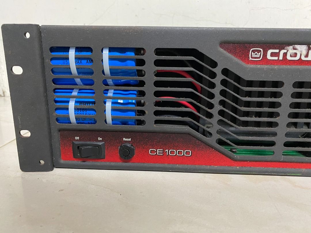 美國 CROWN CE1000 後級擴大機 聲音優 【美國製造】鐵殼功率晶體 升級PHILIPS大電容, 耳機及錄音音訊設備 ...