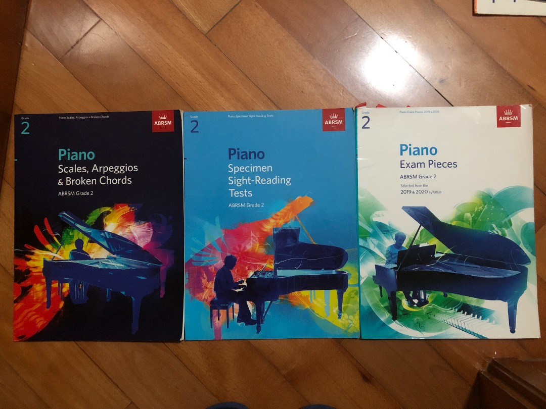 ABRSM Piano Grade 2 books (Scales & Appeggios and Broken Chords ...