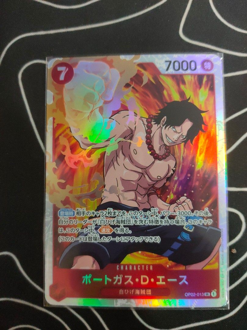 One piece card ace, Hobbies & Toys, Toys & Games on Carousell