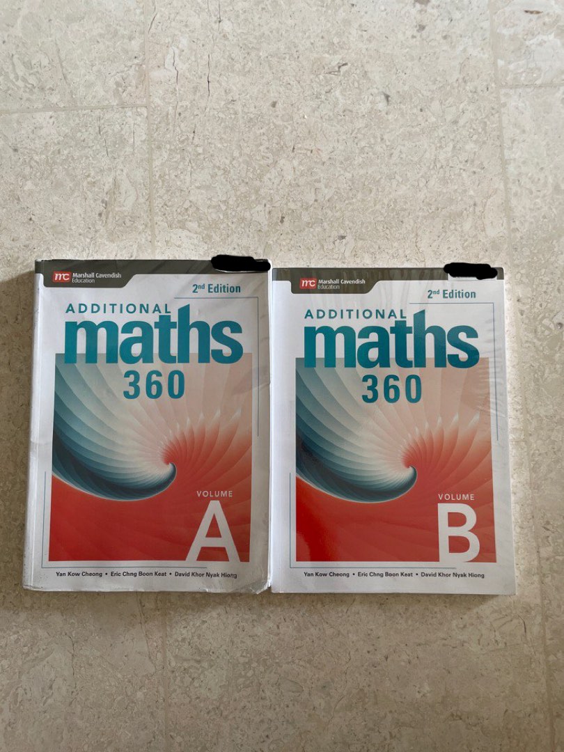 additional math 360 A&B, Hobbies & Toys, Books & Magazines, Textbooks ...